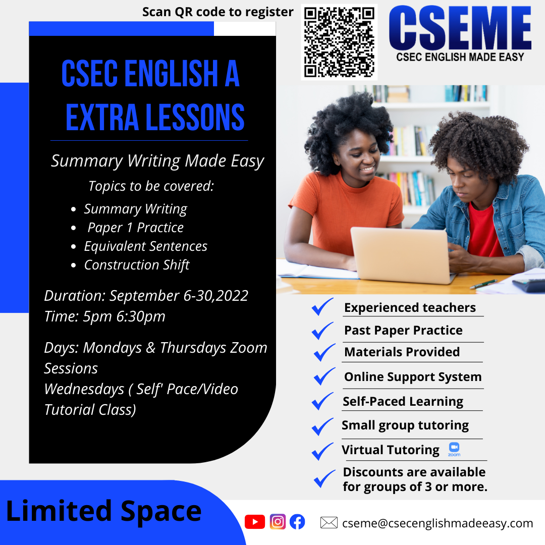 CSEC ENGLISH A & B SBA